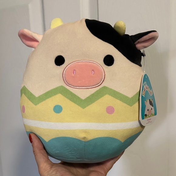 CONNOR | Toys | Nwt Connor Squishmallow Cow Plush With Black And Yellow ...